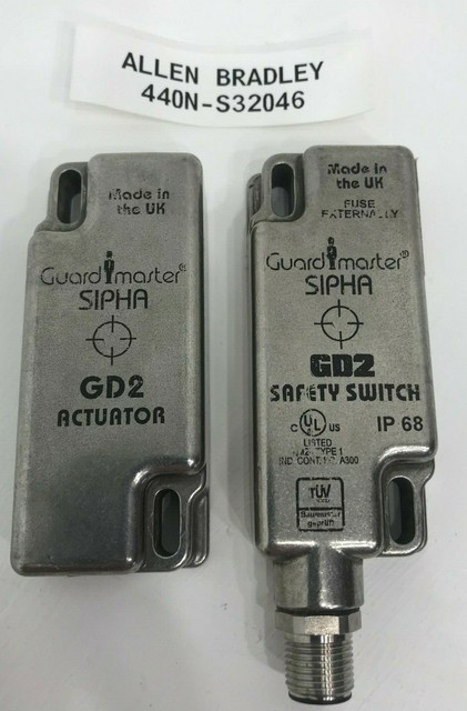 Allen Bradley 440n-s32046 Safety Switch Kit Guardmaster SIPHA Gd2 for ...