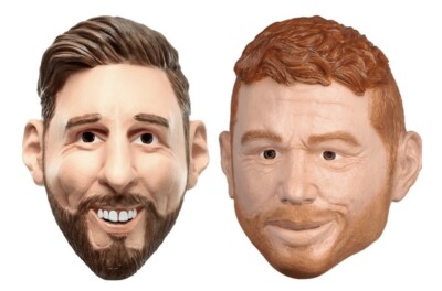 Canelo Álvarez and Lionel Messi Fight Football Boxing Mask Halloween | eBay