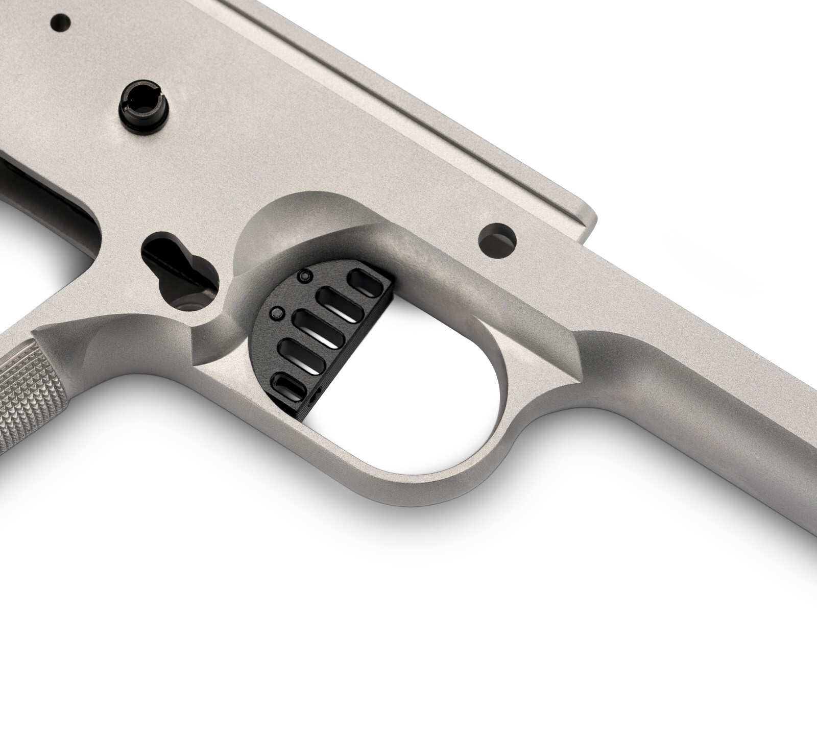 1911 trigger shutter design - anodized Black Flat aluminum shoe for all ...