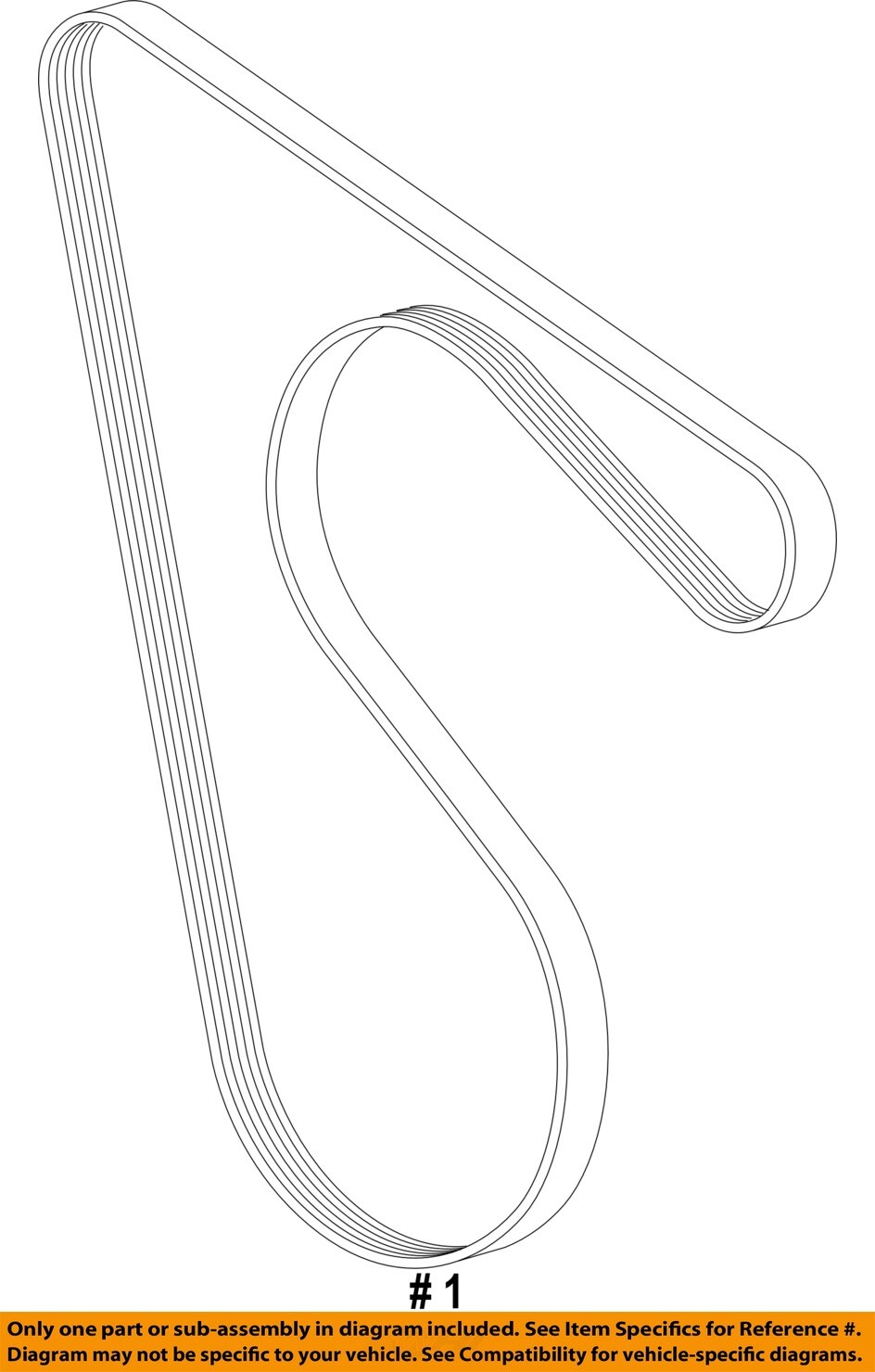 2020-2022 SILVERADO SIERRA 5.3 6.2 SERPENTINE BELT W P ALT NEW GM ...