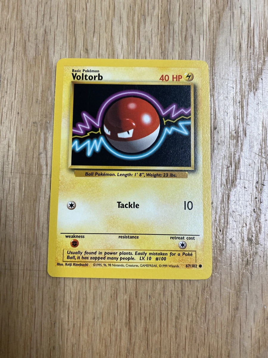 Pokemon Voltorb Card
