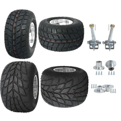 5" inch Racing Go Kart Wheel Hub Front Rear Tires Rims 10X4.50-5 11x7 ...