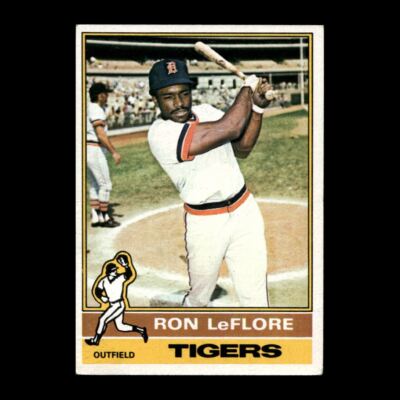 Ron LeFlore 1976 Topps Detroit Tigers #61 Set Break Filler! | eBay