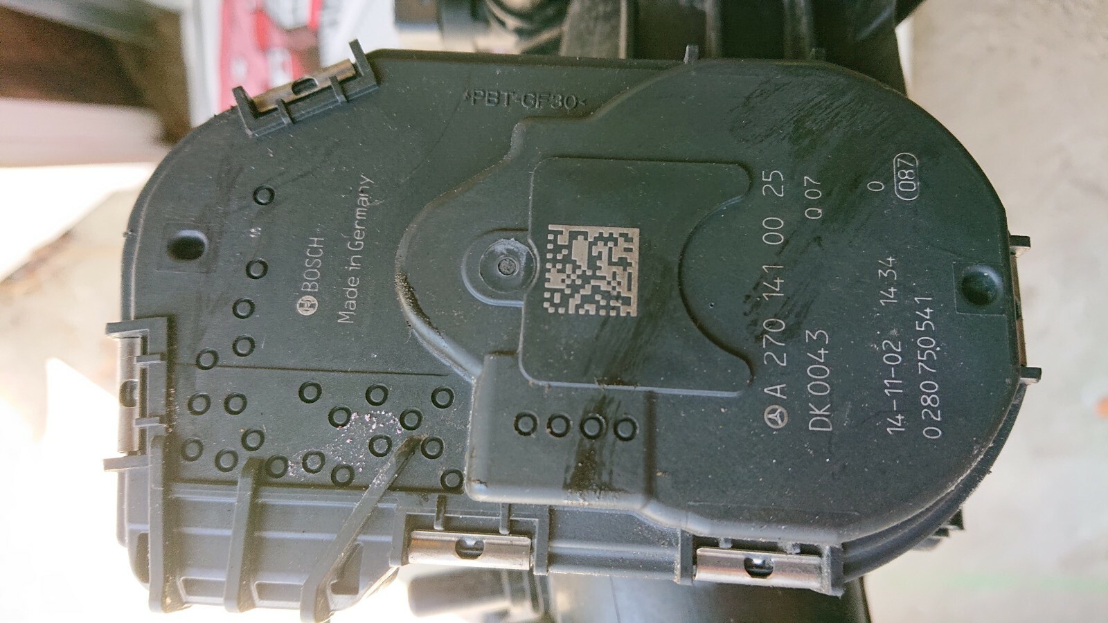 OEM Mercedes intake manifold A2700900737 with throttle body A2701410025 ...