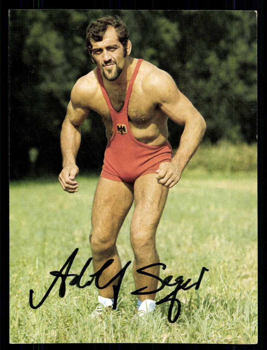Adolf Seger Autogrammkarte Original Signiert Ringen + A 115313 | eBay