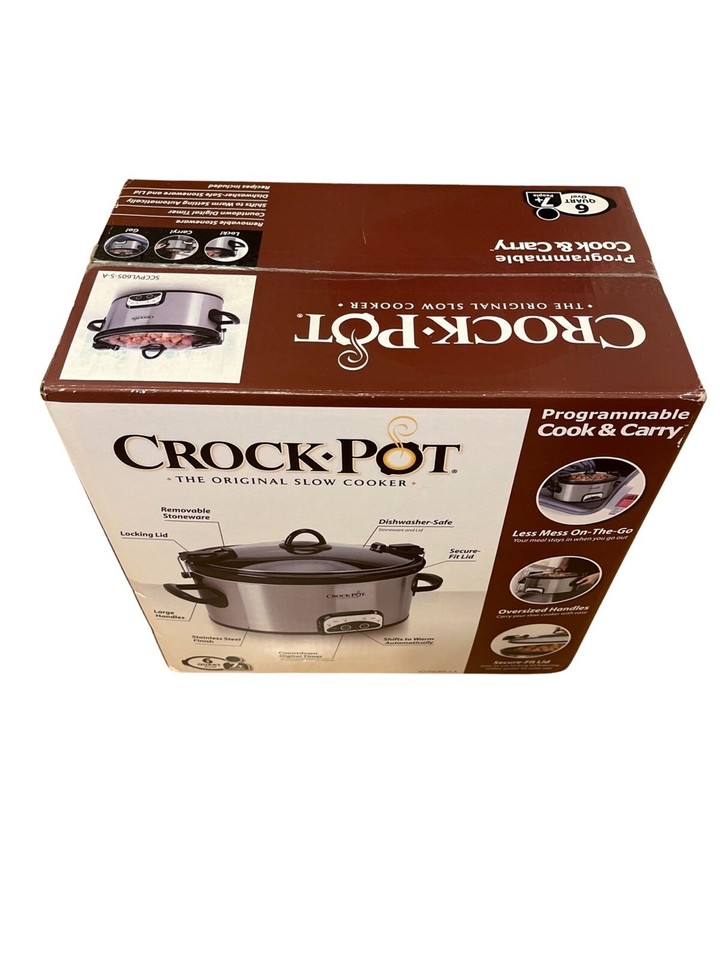 (Local pick up Only) Crock-Pot 6qt Programmable Cook & Carry Slow ...