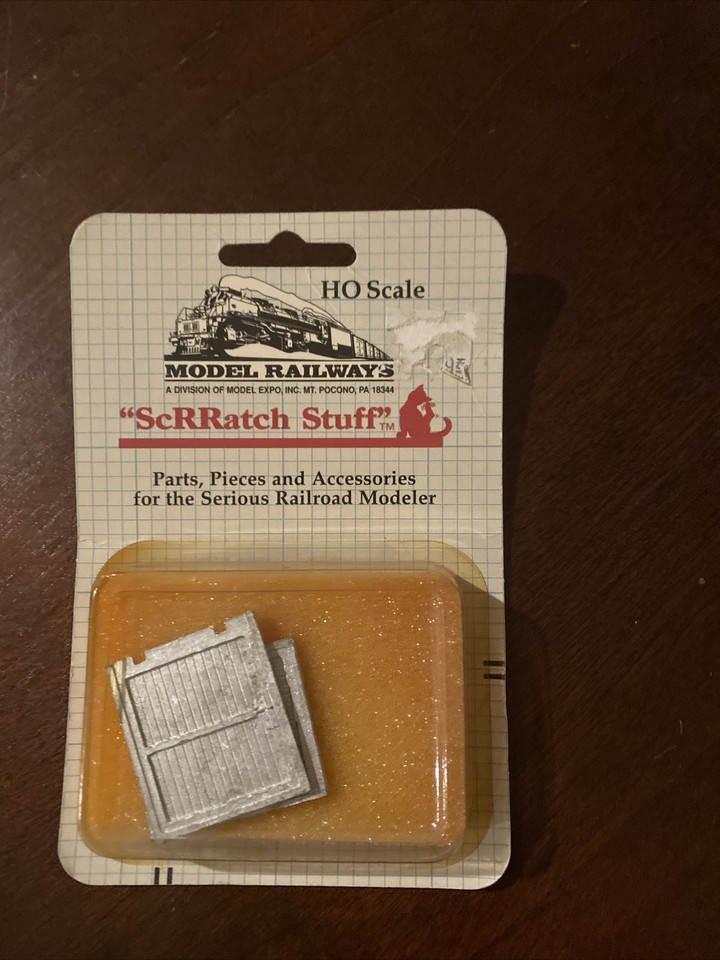 Model Railways ScRRatch Stuff HO Scale Cast Metal Double Doors 6005 | eBay