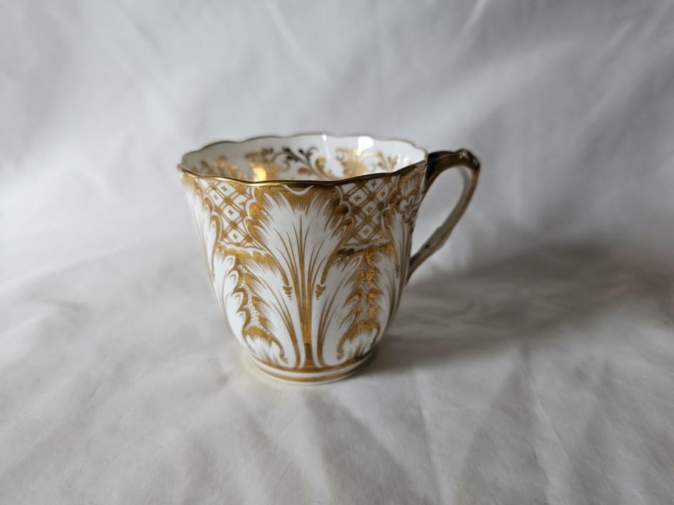 GORGEOUS ORNATE ENGLISH HIGH REGENCY COFFEE CUP, CIRCA 19TH CENTURY | eBay