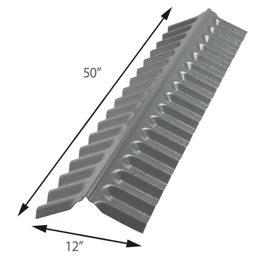 Suntop Polycarbonate Ridge Cap Flashing 4 ft impact-Resistant Castle ...