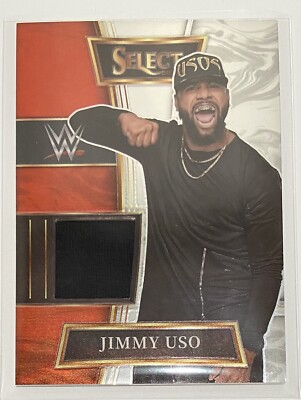 2022 WWE Panini Select Superstar-Worn Material Relic Patch Jimmy Uso # ...