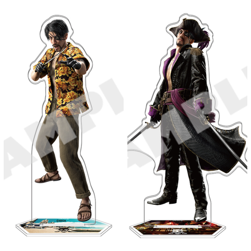 Ryu ga Gotoku 8 Gaiden Pirates in Hawaii Goro Majima Acrylic Stand Set ...