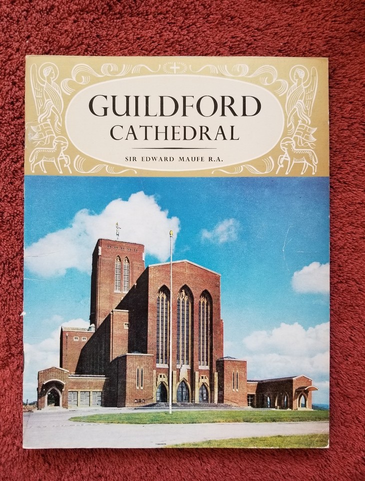 Guildford Cathedral Surrey England 1968 Guidebook by Sir Edward Maufe R ...