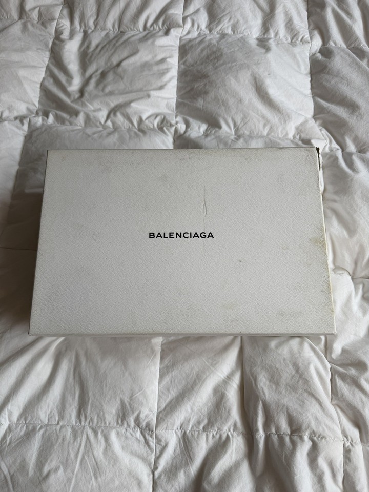 BALENCIAGA Hi Top Sneakers Python Print Leather Mens EU 41 US 8 - NIB ...