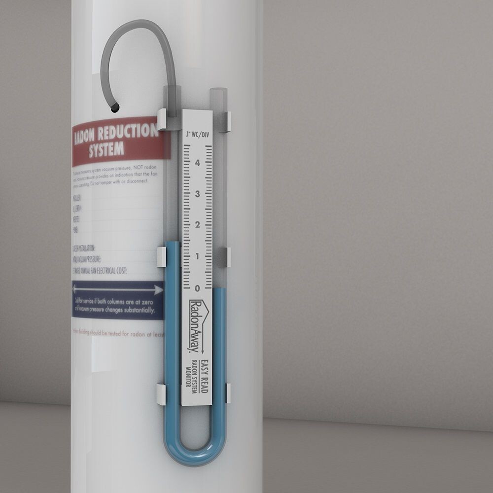 Easy Read U-tube Manometer Radon System Monitor 50020 for sale online ...