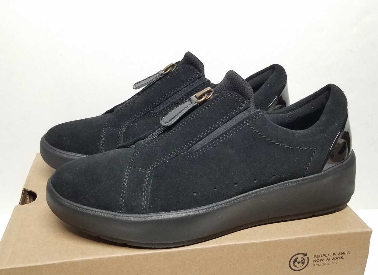 Clarks Women's Layton Rae Sneaker shoe black size 6.5 New! | eBay