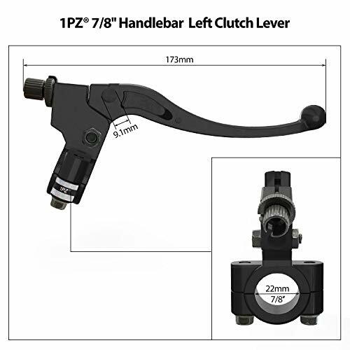 1PZ BA5-CL1 BLACK Left Clutch Lever For Baja Mini Bike 196cc 5.5hp 6 ...