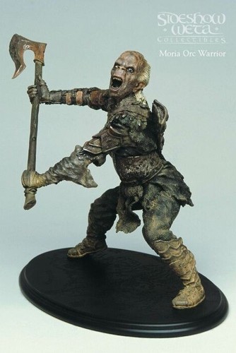 Sideshow Weta MORIA ORC WARRIOR GOBLIN Statue Lord of the Rings Figure ...