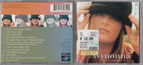 Wynonna Judd - The Other Side (CD, Oct-1997, Curb) 601215306125| eBay