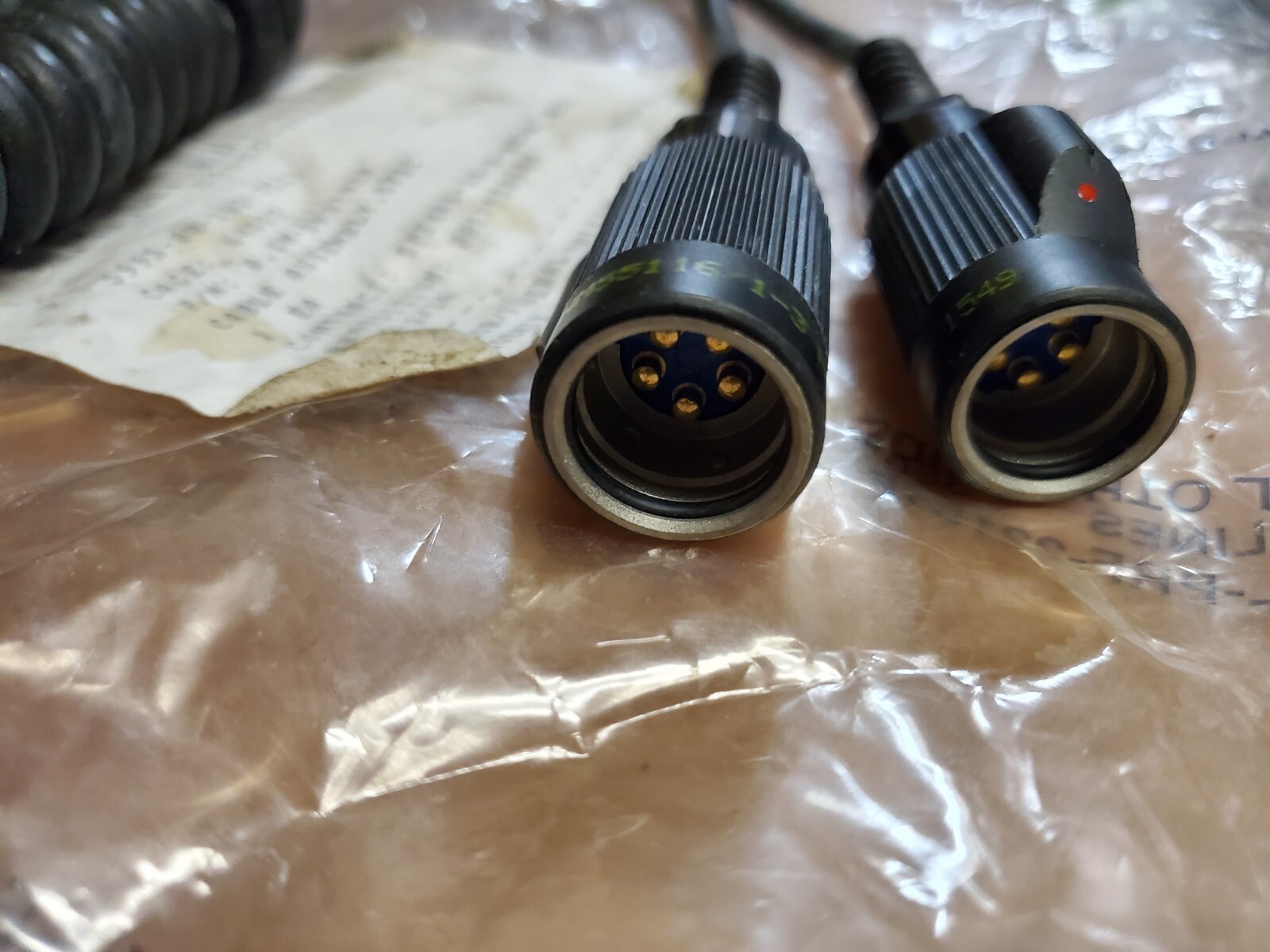 CVC Crewman Helmet VIC-3 Communication Cable w/ 3x U229 Military Radio ...