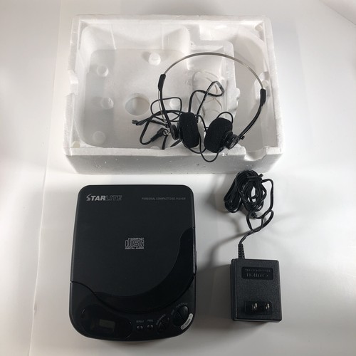 Starlite CD-118 Portable Compact Disc Player Discman & Headphones New ...