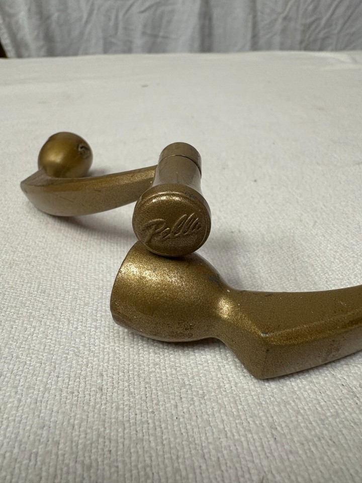 Pella Crank Handles (2/X429) for Casement Windows / Gold | eBay