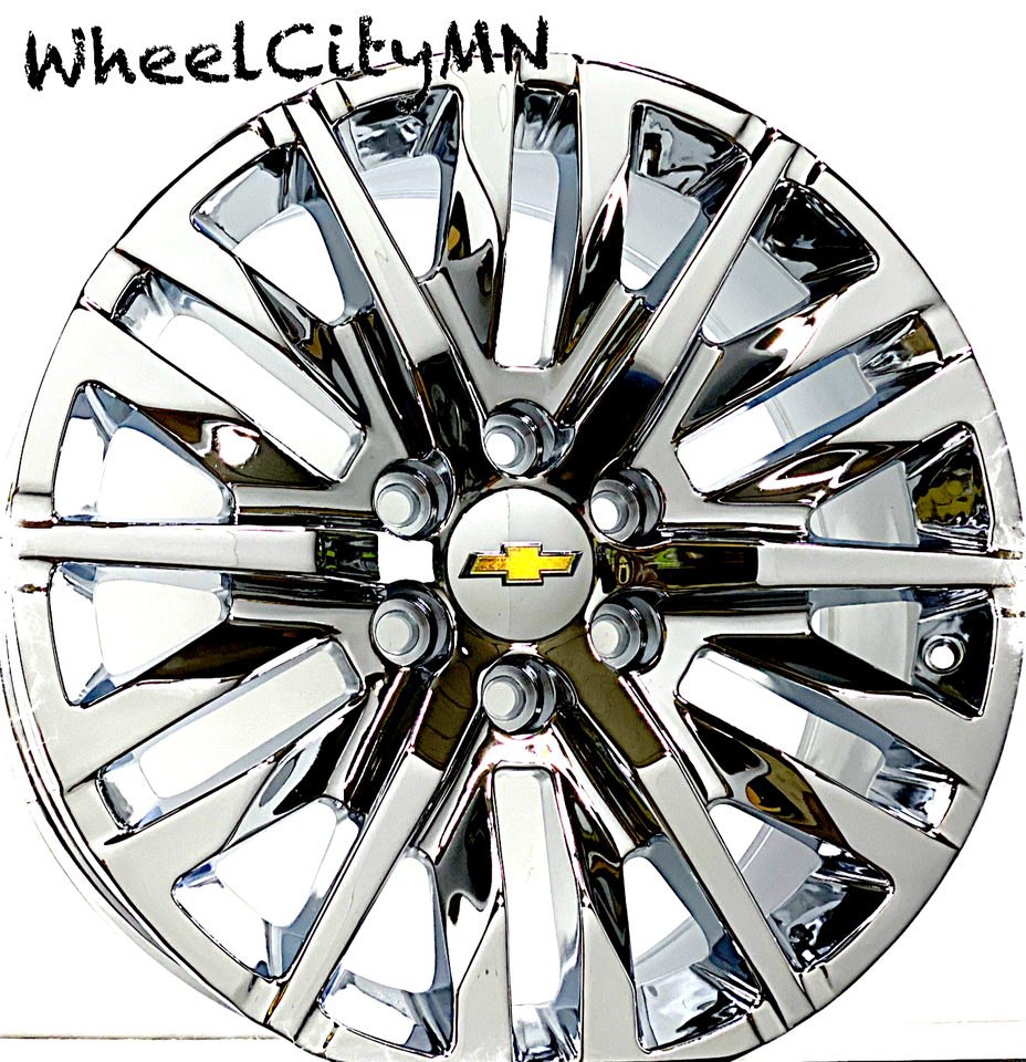 24 x10" chrome OE SII replica 5921 High Country Wheels 2025 Chevy Tahoe ...