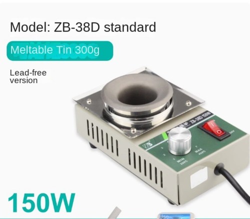 ZB100D Miniature Soldering Pot 380W Melting Tin Pot Micro Flux Solder ...