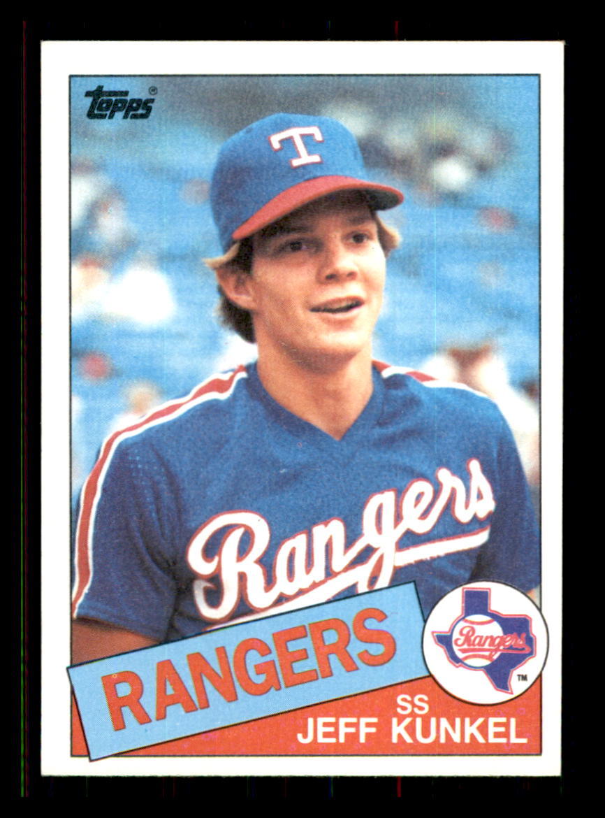 1985 Baseball 1985 Topps Jeff Kunkel Texas Rangers #288 RC1 | eBay