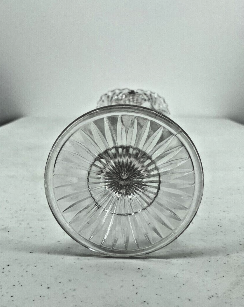 McKee Glass EPAG Jubliee Hickman Clear Pressed Glass Art Deco Footed ...