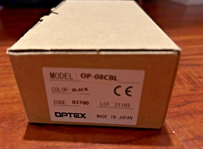 Optex OP-0P08CBL Passive Infrared Motion Sensor, Black - New | eBay