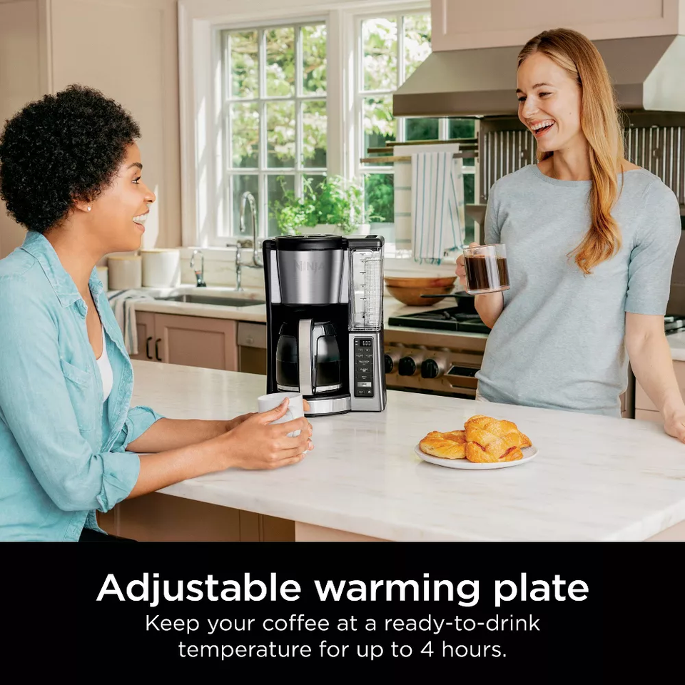 Ninja 12 Cup Programmable Brewer CE251 Stainless Steel Drip Coffee ...