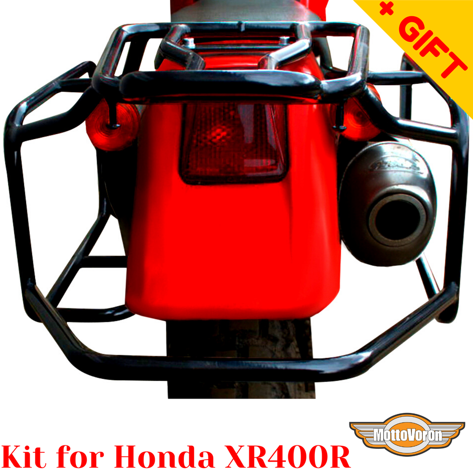 For Honda XR 400 Rack luggage system Kit XR400R Headlight protector ...