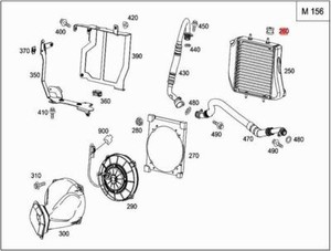 Genuine Mercedes Grommet 5pcs W222 V222 X222 W251 V251 C140 1409971781 ...