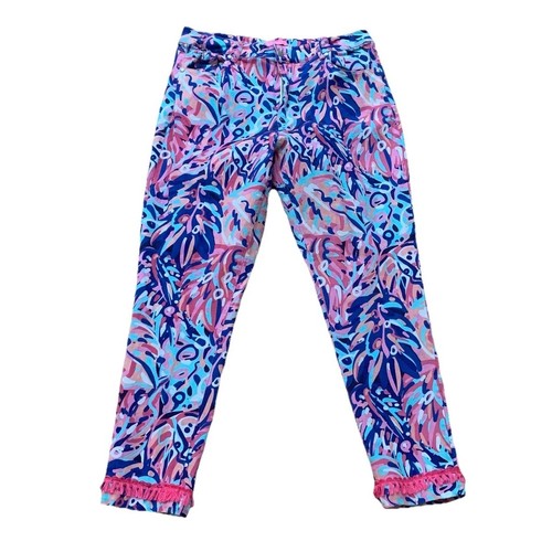 Simply Southern Pants Multicolor Geometric Fringe Hem Size XL 34 Waist ...