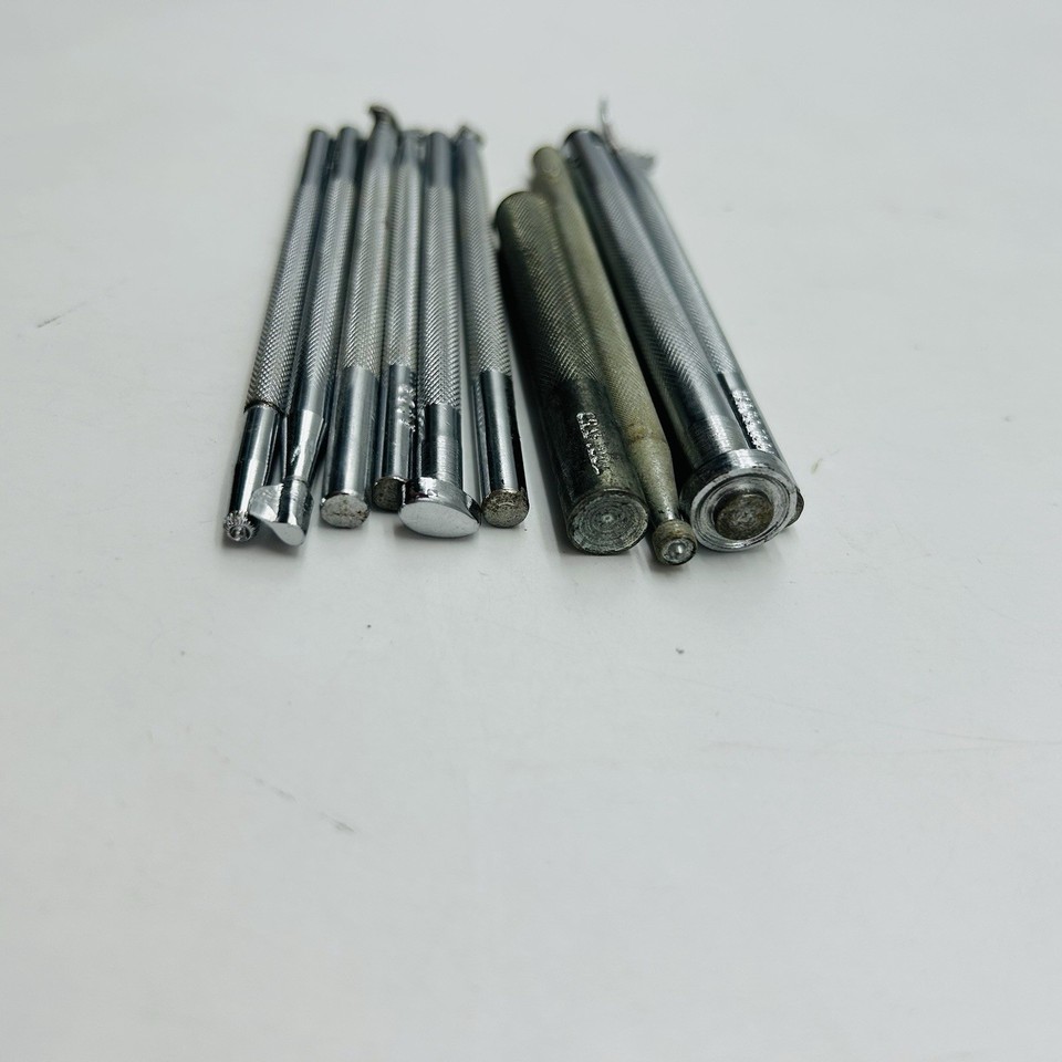 Lot of 10 Vintage Craftool Co. Leather Craft Carving Stamp Tools ...