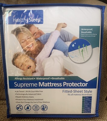 HEALTHY SLEEP SUPREME MATTRESS PROTECTOR | eBay