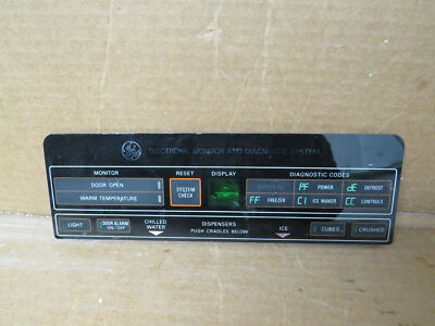 GE Refrigerator Control Panel Part # WR55X19 | eBay