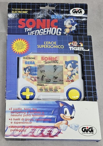 Electronic Tiger GIG Sonic The Hedgehog 1992 | eBay