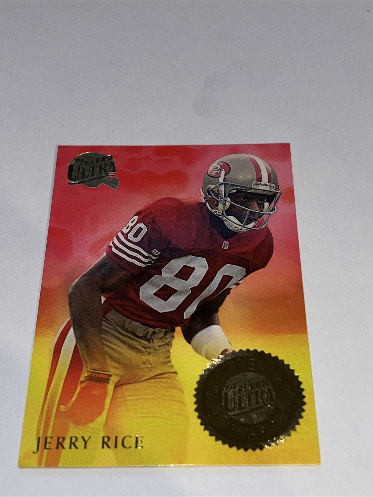 1995 Ultra - Achievement Jerry Rice #5 Gold Medallion for sale online ...