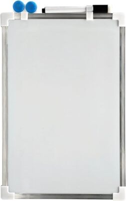 MAGNETIC WHITEBOARD SMALL LARGE WHITE BOARD DRY WIPE NOTICE OFFICE ...