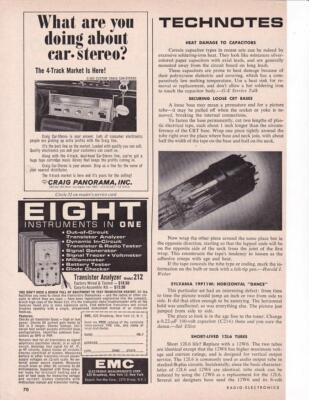 Very Early 1966 Craig 4-Track (Pre 8-Track) Car Player Print-Ad / | eBay