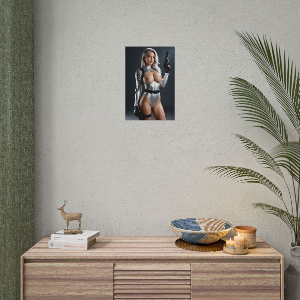 Silver Sable Poster, Marvel Comics Wall Art Print, Hot Woman Print, Heroine Art | eBay