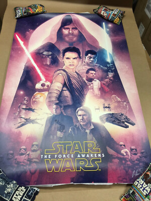 The Force Awakens Screen Print Poster #103/300 Adam Relf Star Wars ...