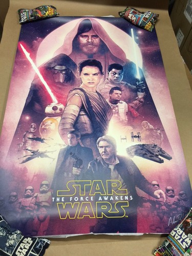 The Force Awakens Screen Print Poster #103/300 Adam Relf Star Wars ...