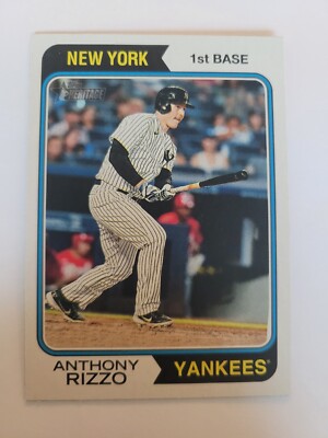 2023 Topps Heritage Anthony Rizzo SHORT PRINT SP | eBay