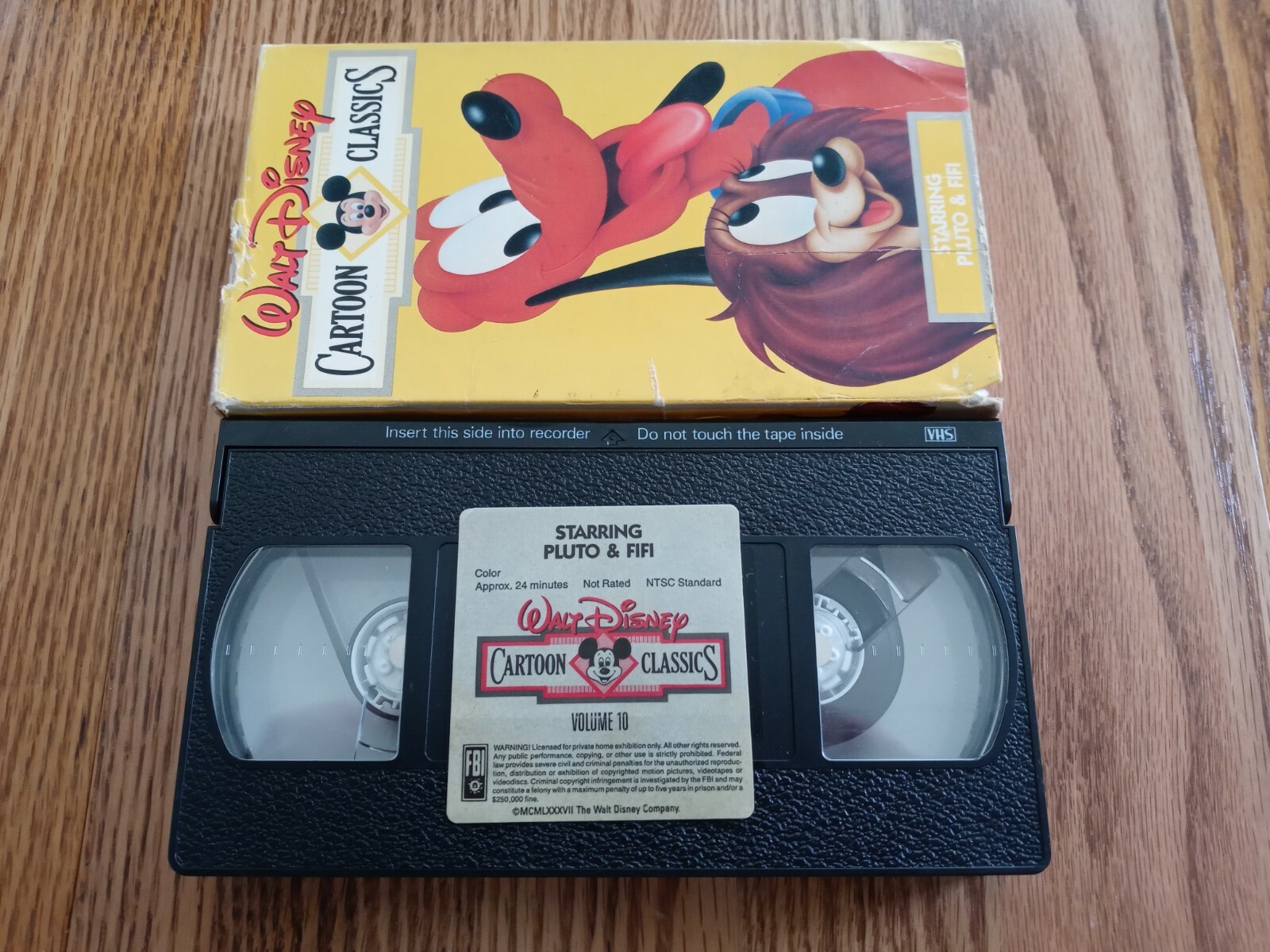 Walt Disney Cartoon Classics - V. 10 - Starring Pluto & Fifi - (VHS ...