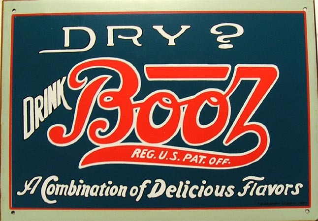 Drink Booz ( metal sign ) | eBay