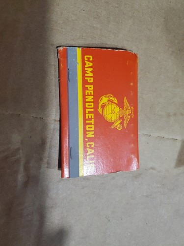 Vintage Full Matchbook CAMP PENDLETON CALIF. US MARINE CORPS Exchange ...