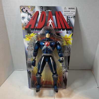 Rare A.D.A.M. ADAM Atomic DNA Actualized Man 10" action figure 1997 ...