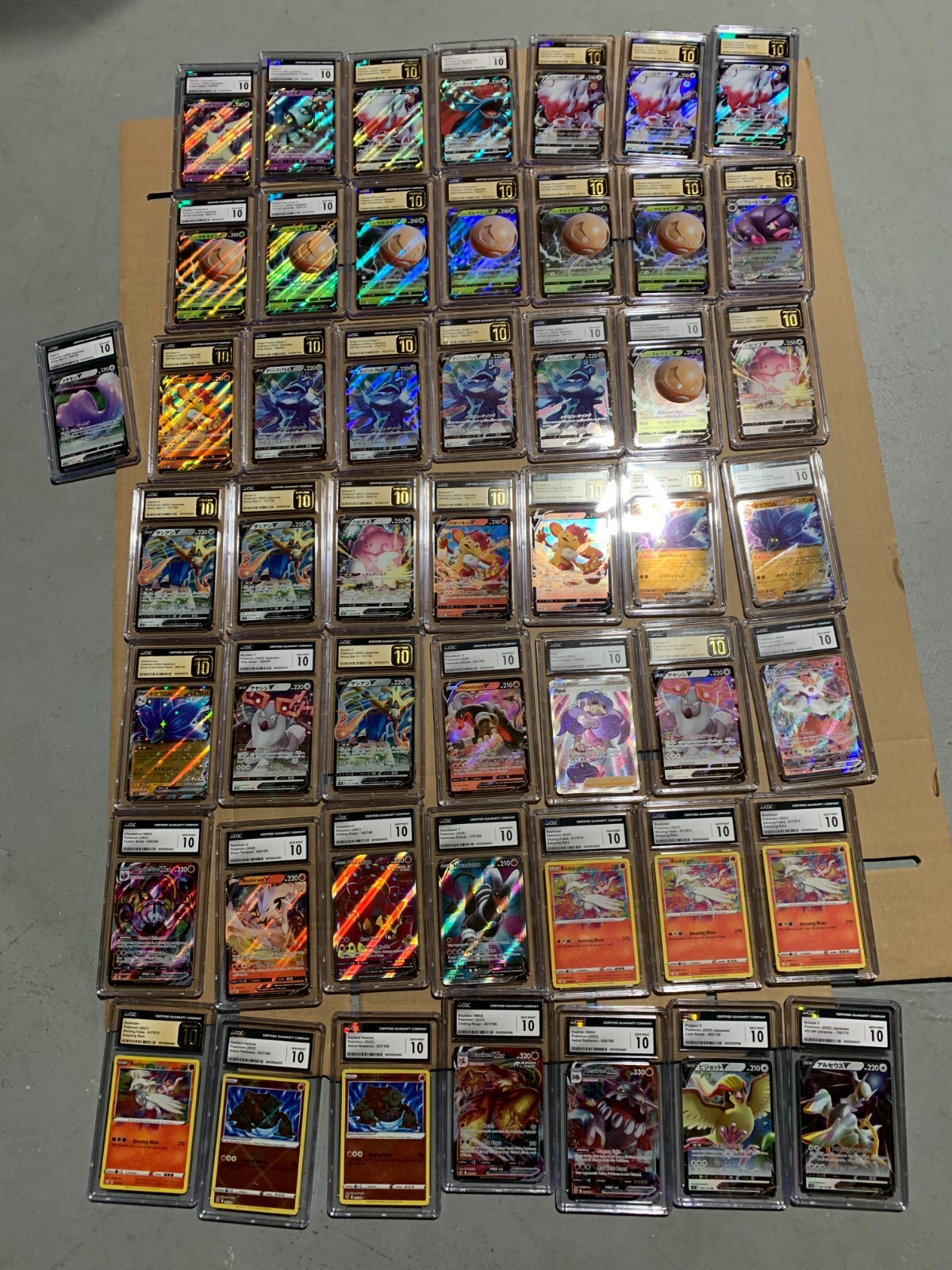 600 CGC 10 PRISTINE GEM MINT Graded Lot Pokemon Slab Bulk Wholesale ...